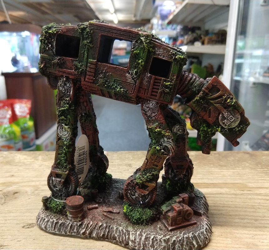 Space Dog "Star Wars Style AT AT" Large Aquarium Fish Tank Ornament ...